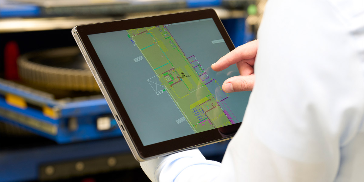 Monitor your entire production network with track & trace | MTU AEROREPORT